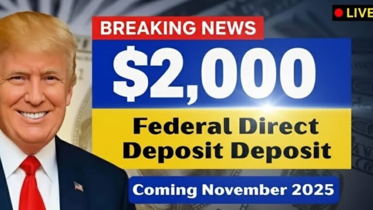 $2,000 Direct Deposit for U.S. Citizens in November 2025 – Eligibility ...